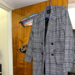 ASOS | Jackets & Coats | Parisian Slim Fit Check Coat | Poshmark